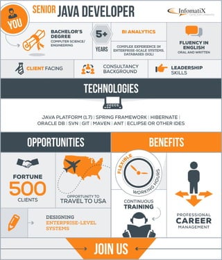 Senior Java Developer - Infographics | PDF