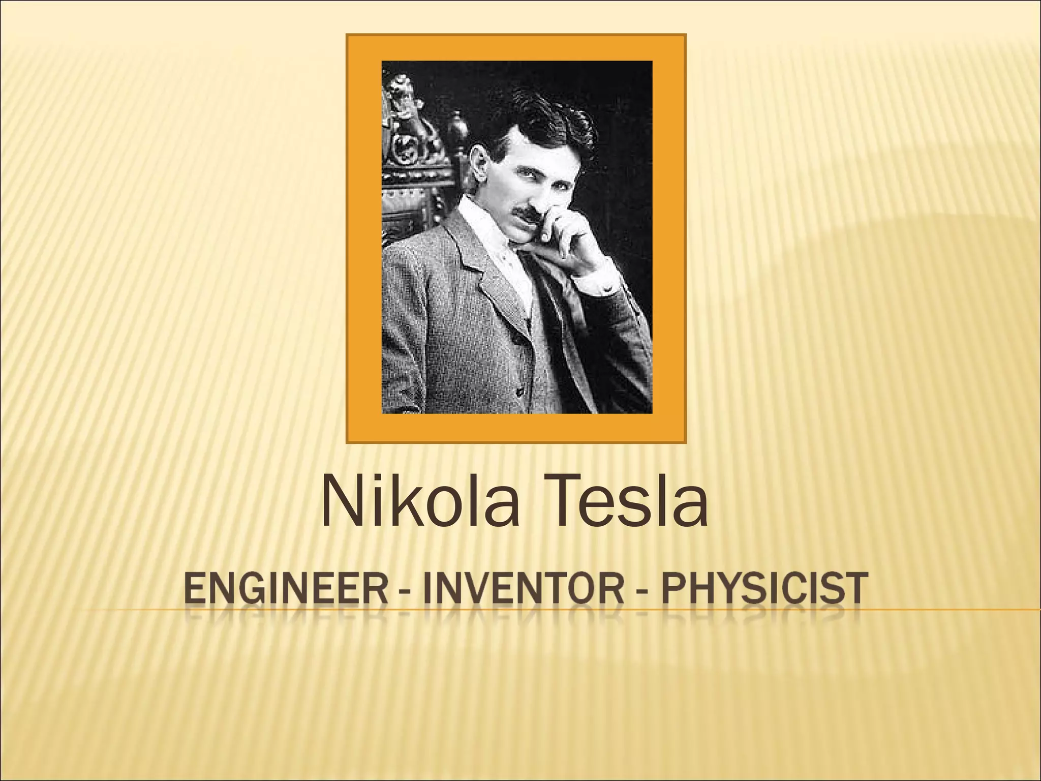 nikola tesla presentation | PPT