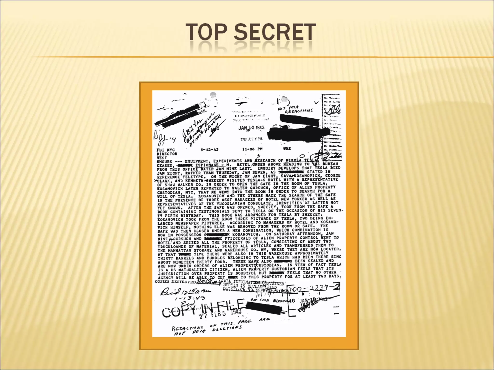 nikola tesla presentation | PPT