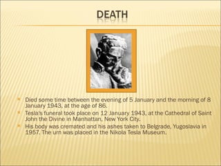 nikola tesla presentation | PPT