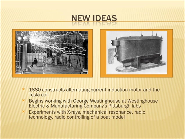 nikola tesla presentation | PPT | Physics | Science