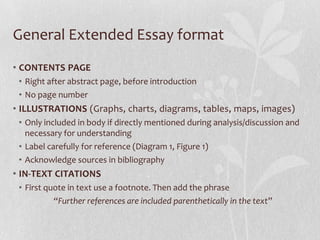 Senior 7 extended essay workshop | PPT