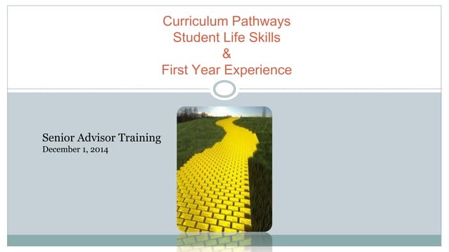 MDC Curriculum Pathways, SLS and FYE | PPT