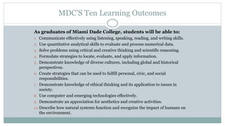 MDC Curriculum Pathways, SLS and FYE | PPT