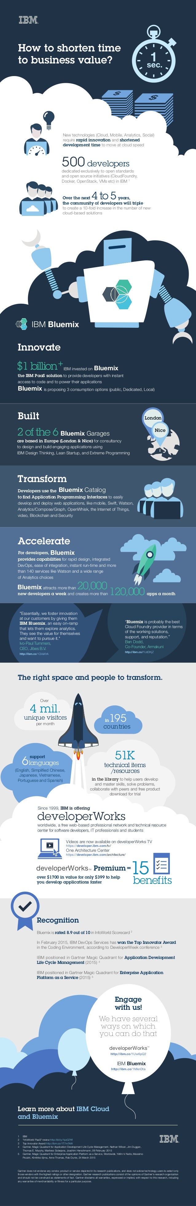 Ibm Bluemix Application Development Infographic