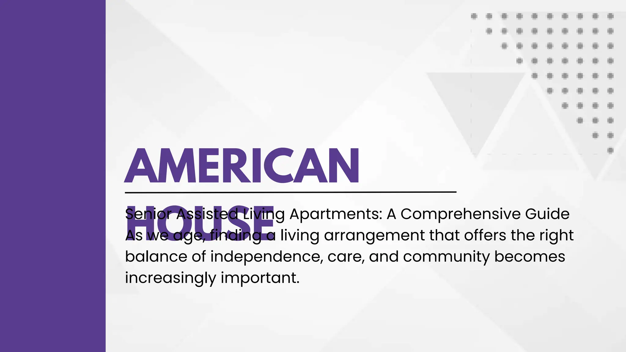 Senior Assisted Living Apartments ppt.pptx | Free Download