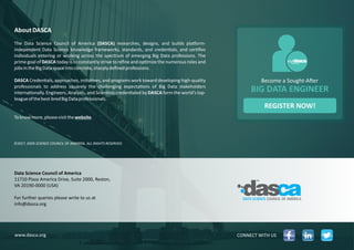 Senior Big Data Engineer Certification | PDF
