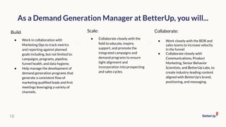 BetterUp// Senior Demand Generation Manager | PPT