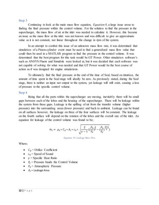 TVS: Improving Supercharger Volumetric Efficiency | DOCX