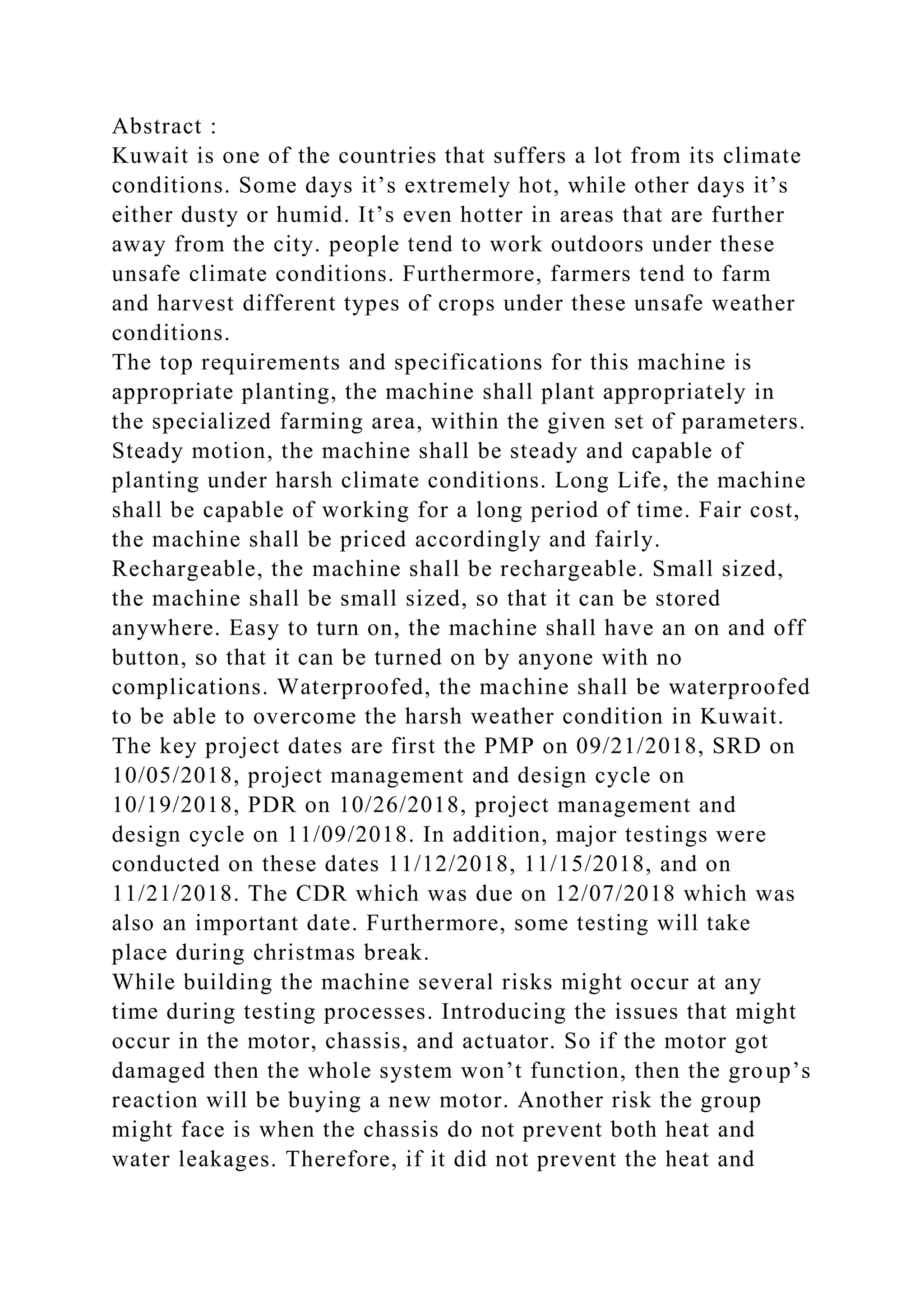 Senior Design Report SampleDescriptionThis senior design proj.docx