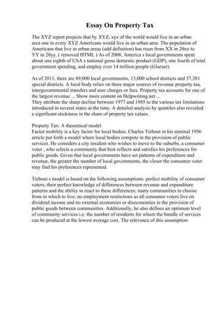 Senior Essay Examples | PDF