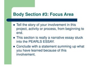 Senior ESSAY ORGANIZATION | PDF
