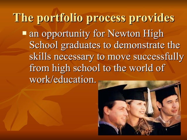 Senior Exit Portfolio Introduction | PPT