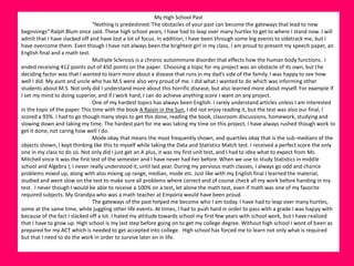 Newton Senior High exit Portfolio | PPTX