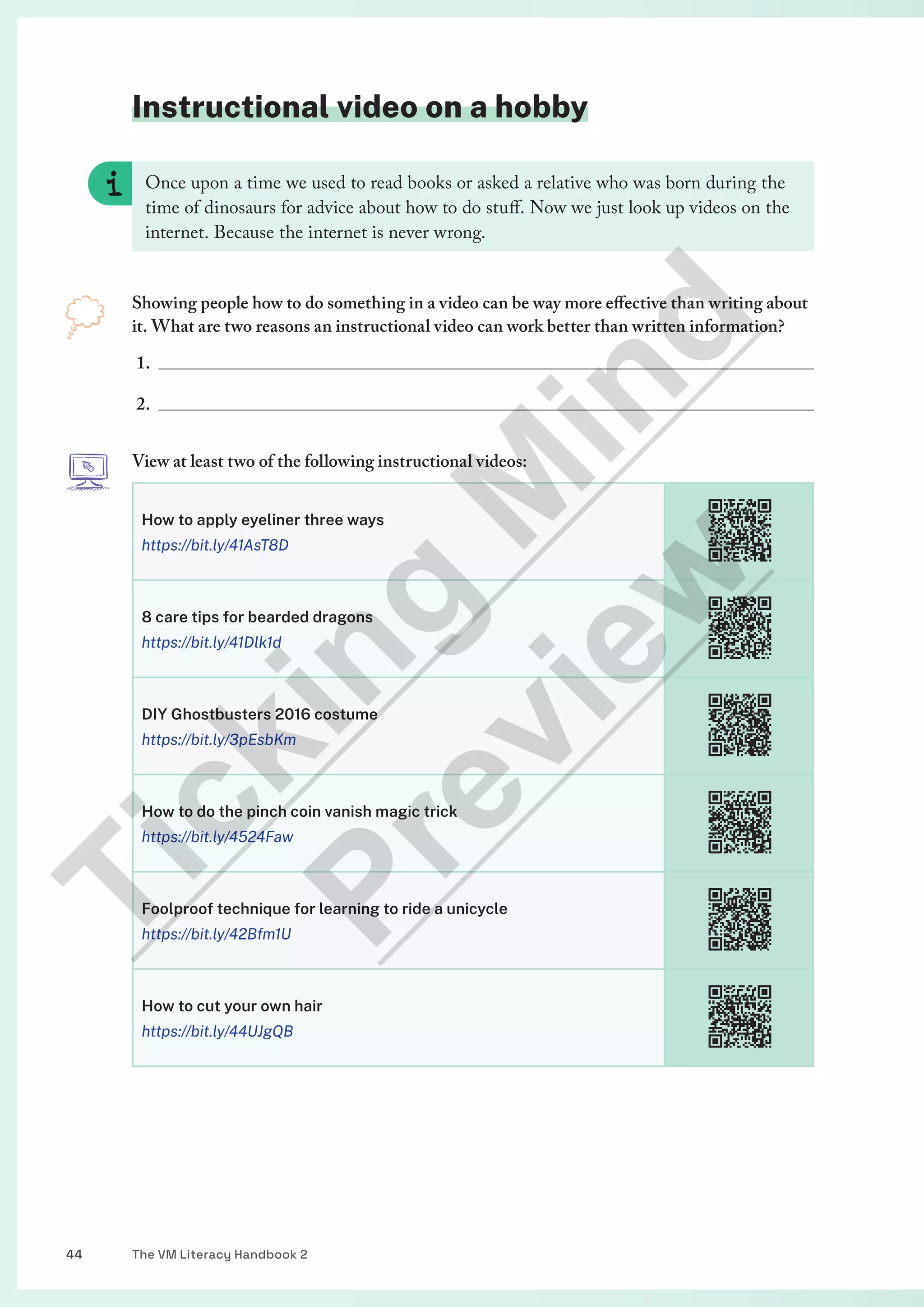 The VM Literacy Handbook 2 | PDF