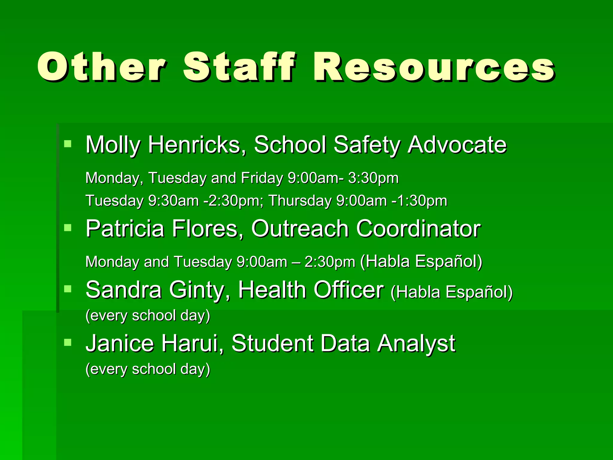 Senior Parent Information Session | PPT