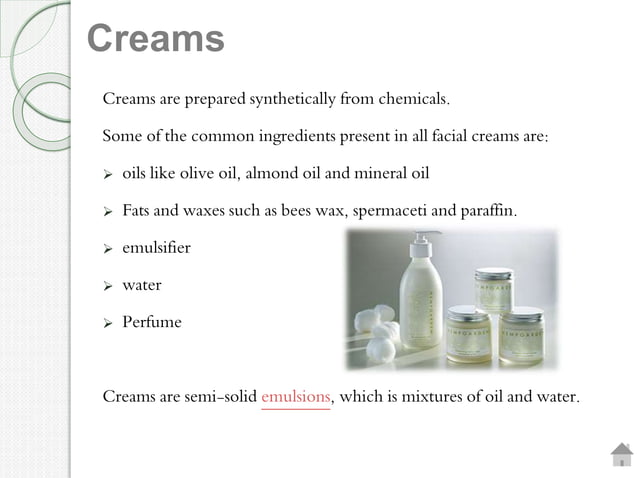 Chemistry of Cosmetics | PPT | Skin Care | Beauty