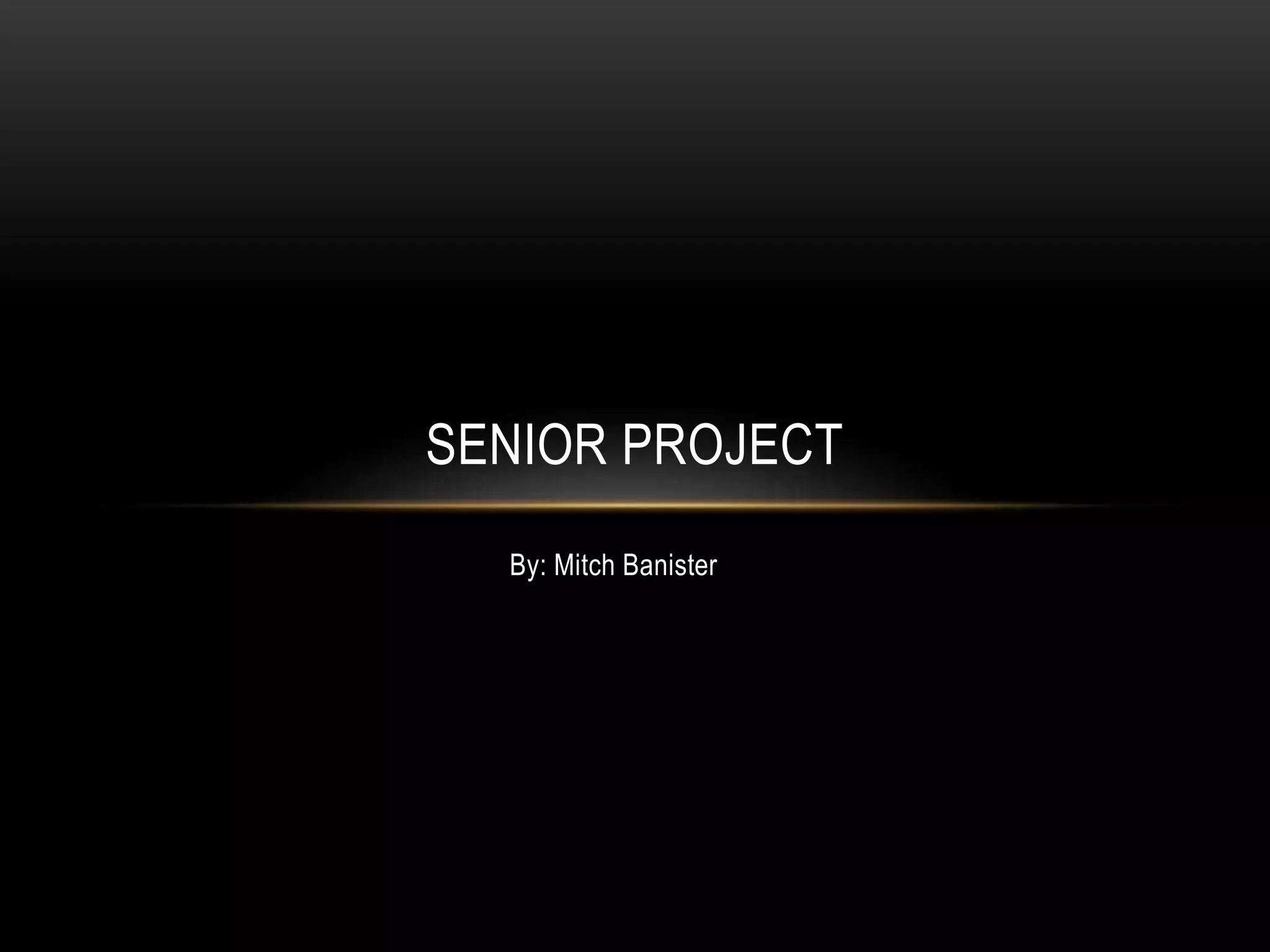 Senior project(Presentation) | PDF