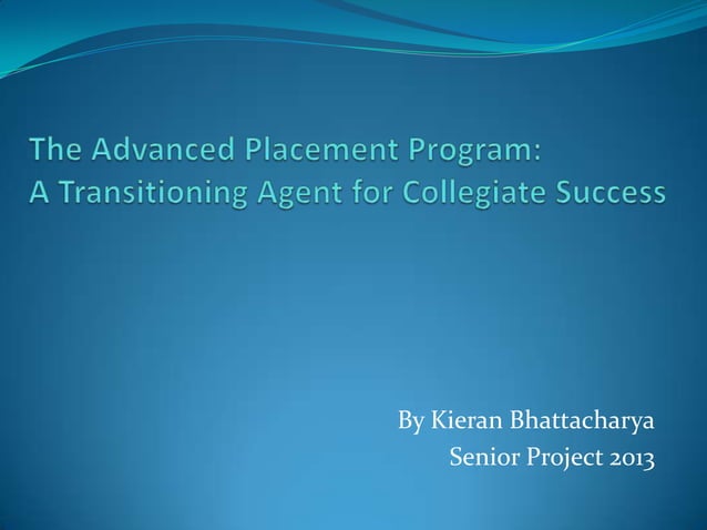 Senior project power point | PPT