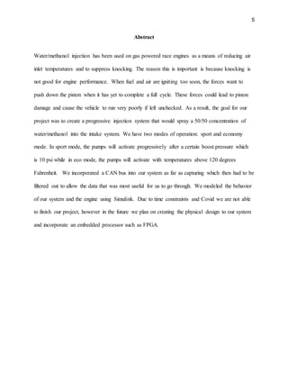 Senior Project: Methanol Injection Progressive Controller | DOCX