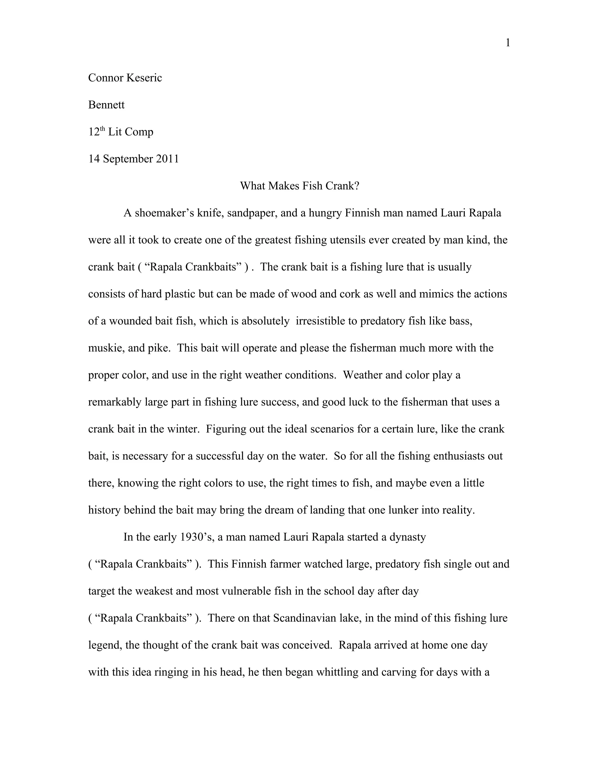 Senior Project Research Paper Final Draft | PDF