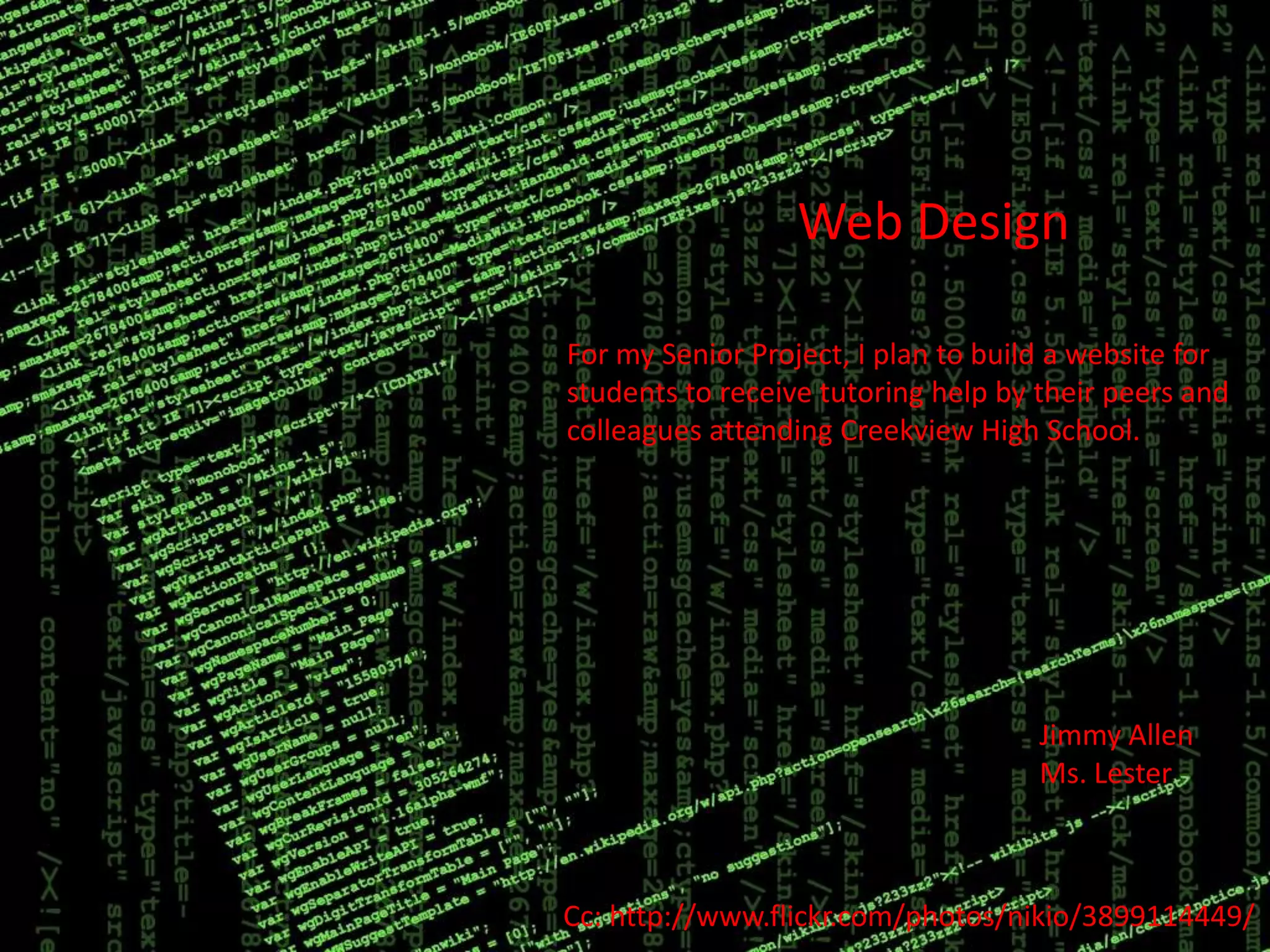 Senior project sign of commitment poster | PPTX