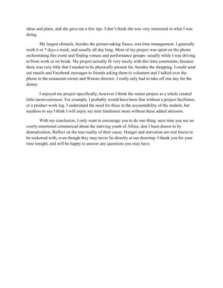 Senior project speech | DOCX