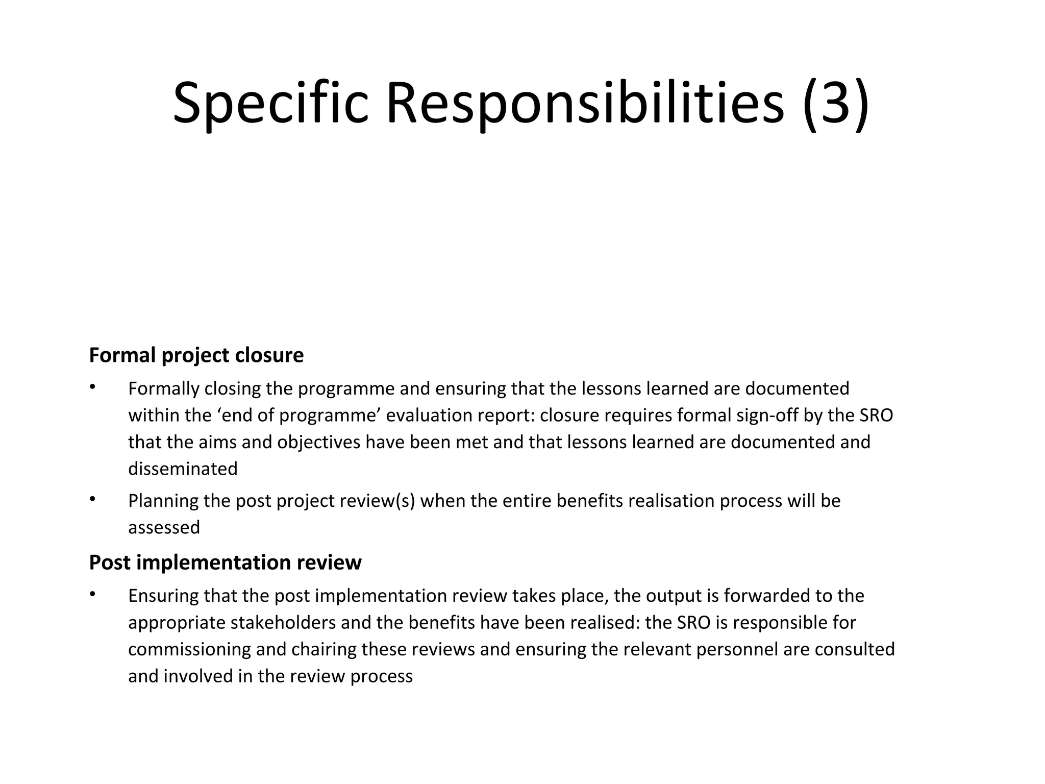 Senior responsible owner onboarding information pack | PPT
