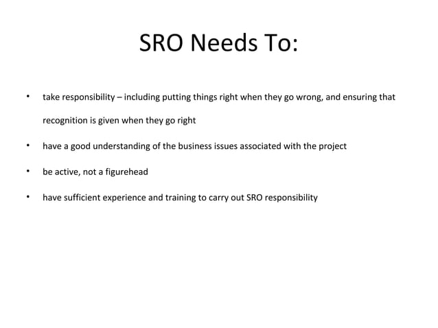 Senior responsible owner onboarding information pack | PPT