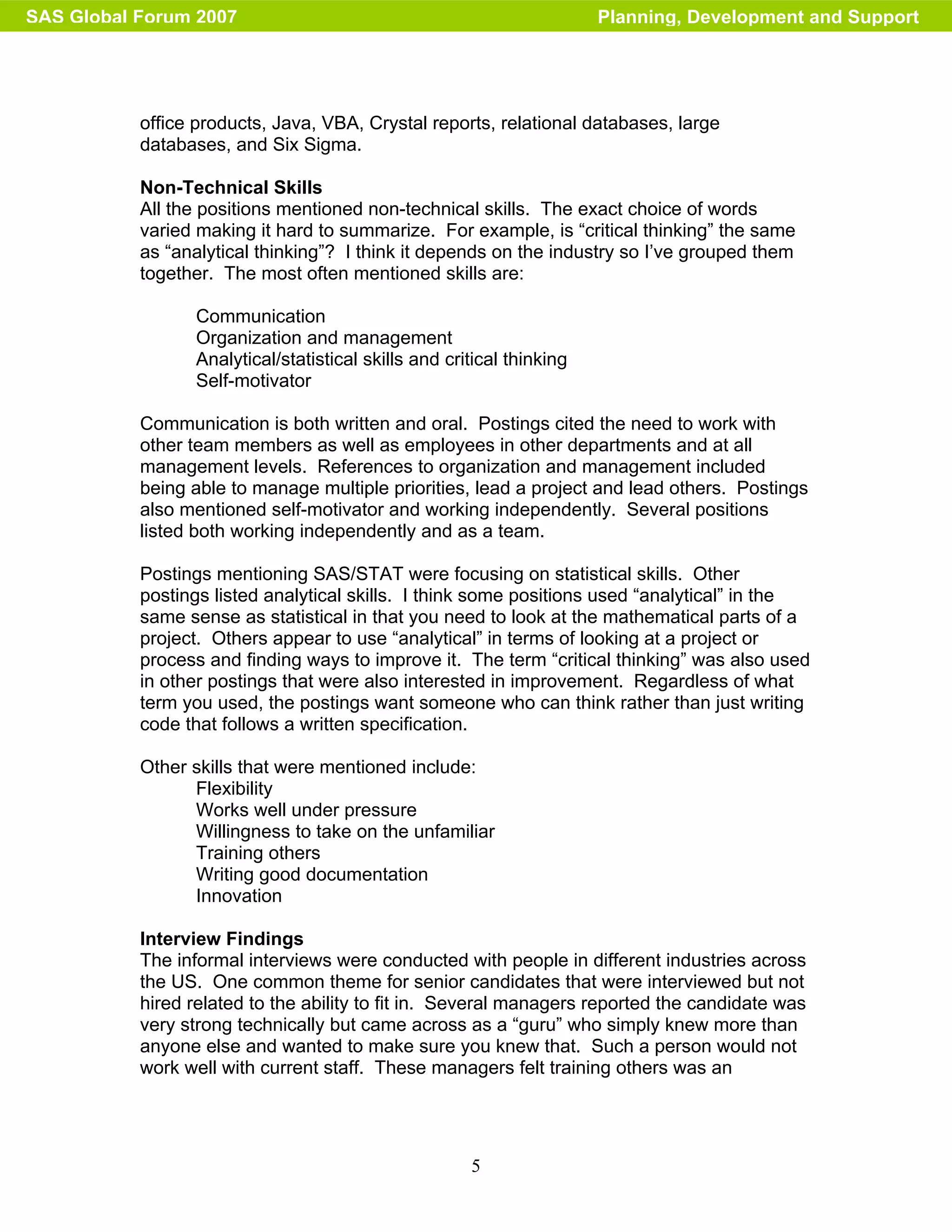 Senior sas programmer | PDF