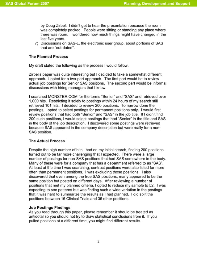 Senior sas programmer | PDF