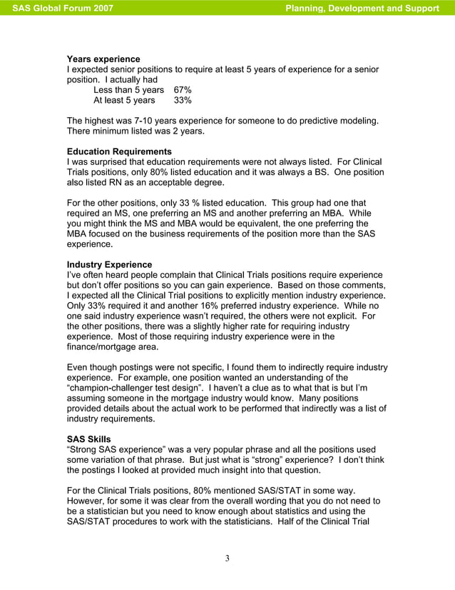 Senior sas programmer | PDF