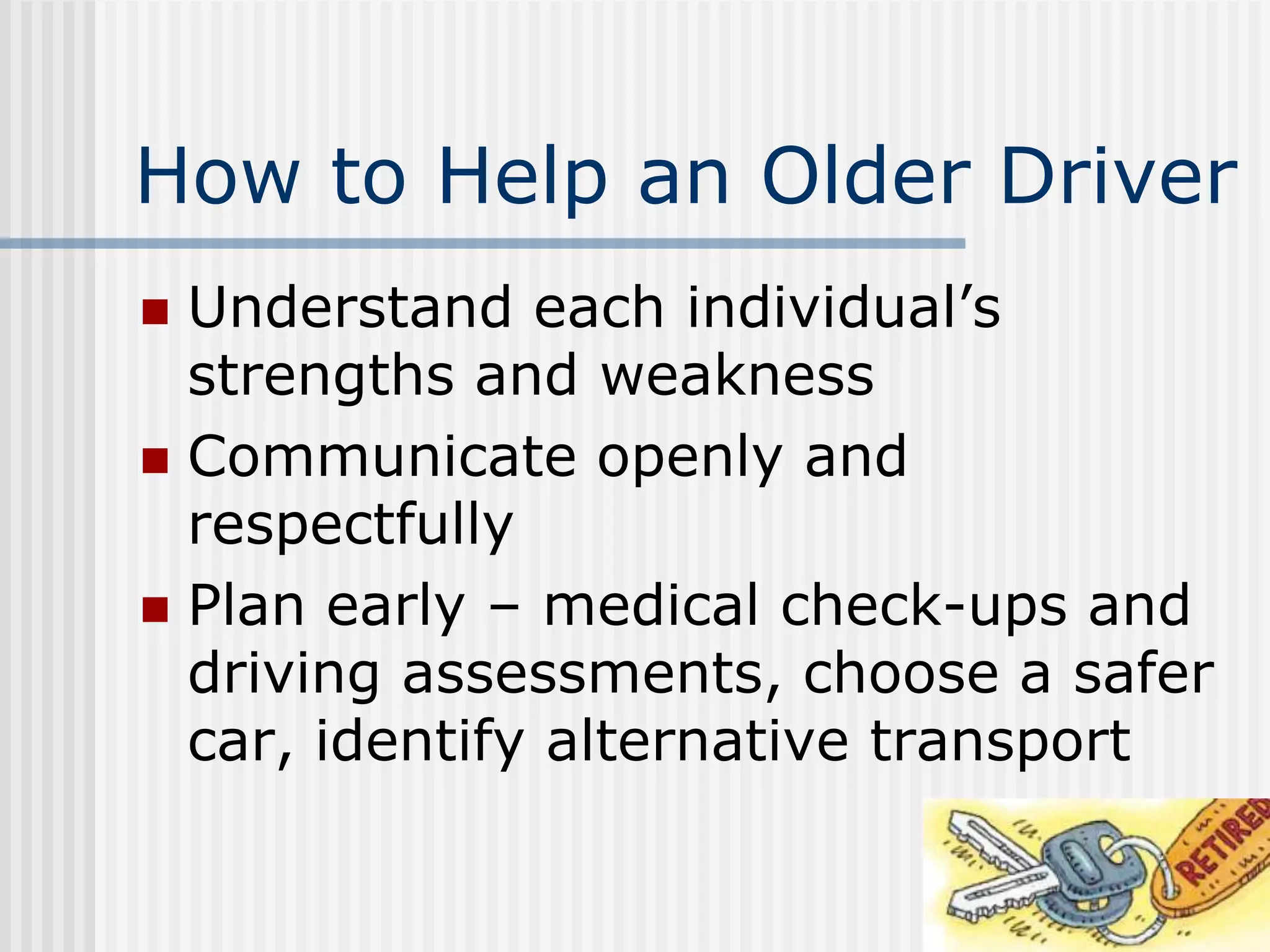 Seniors & driving safety | PPTX