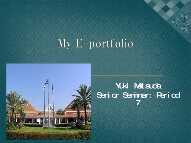 Senior seminar presentation | PPT