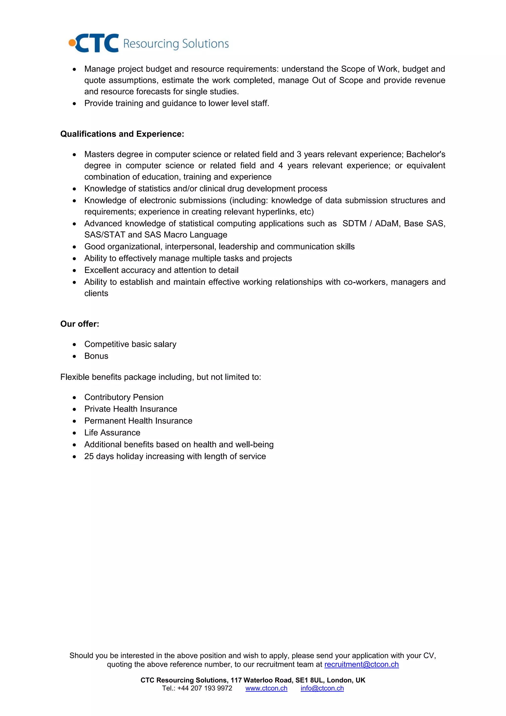 Senior statistical programmer 50 887-ssp-w | PDF | Databases | Computer Software and Applications