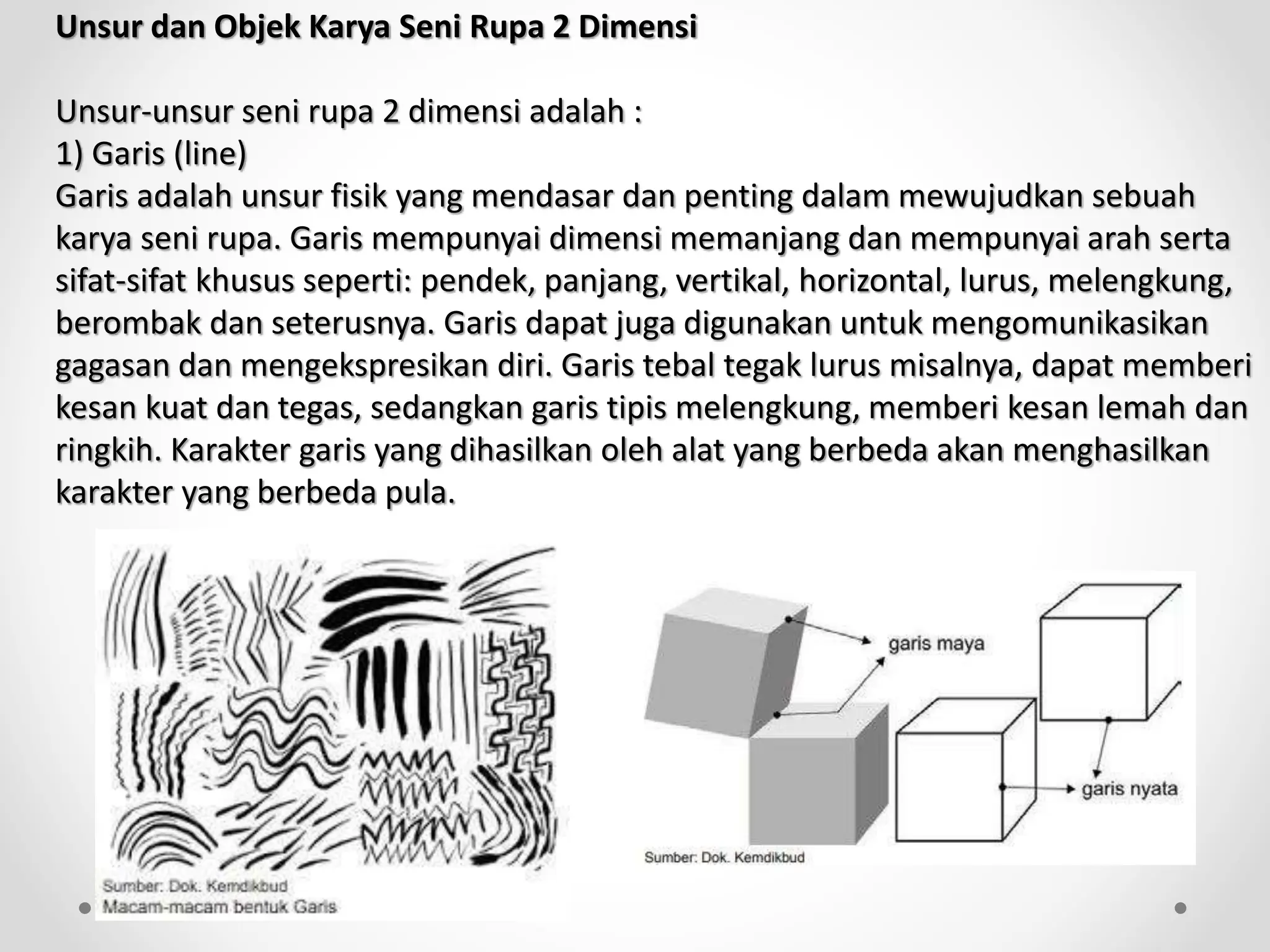 Seni Rupa 2 dimensi kumpulan buku lama dan bebas akses | PPT