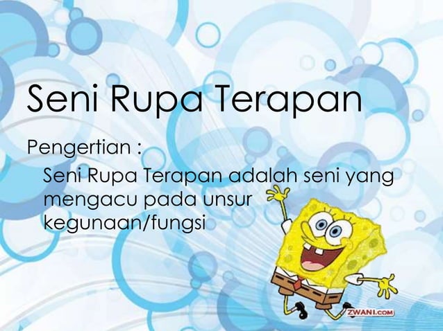 Seni Rupa Murni dan Terapan | PPTX