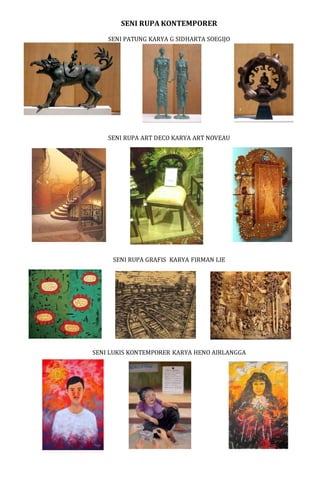 Seni rupa kontemporer | DOCX