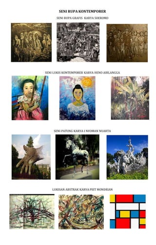 Seni rupa kontemporer | DOCX