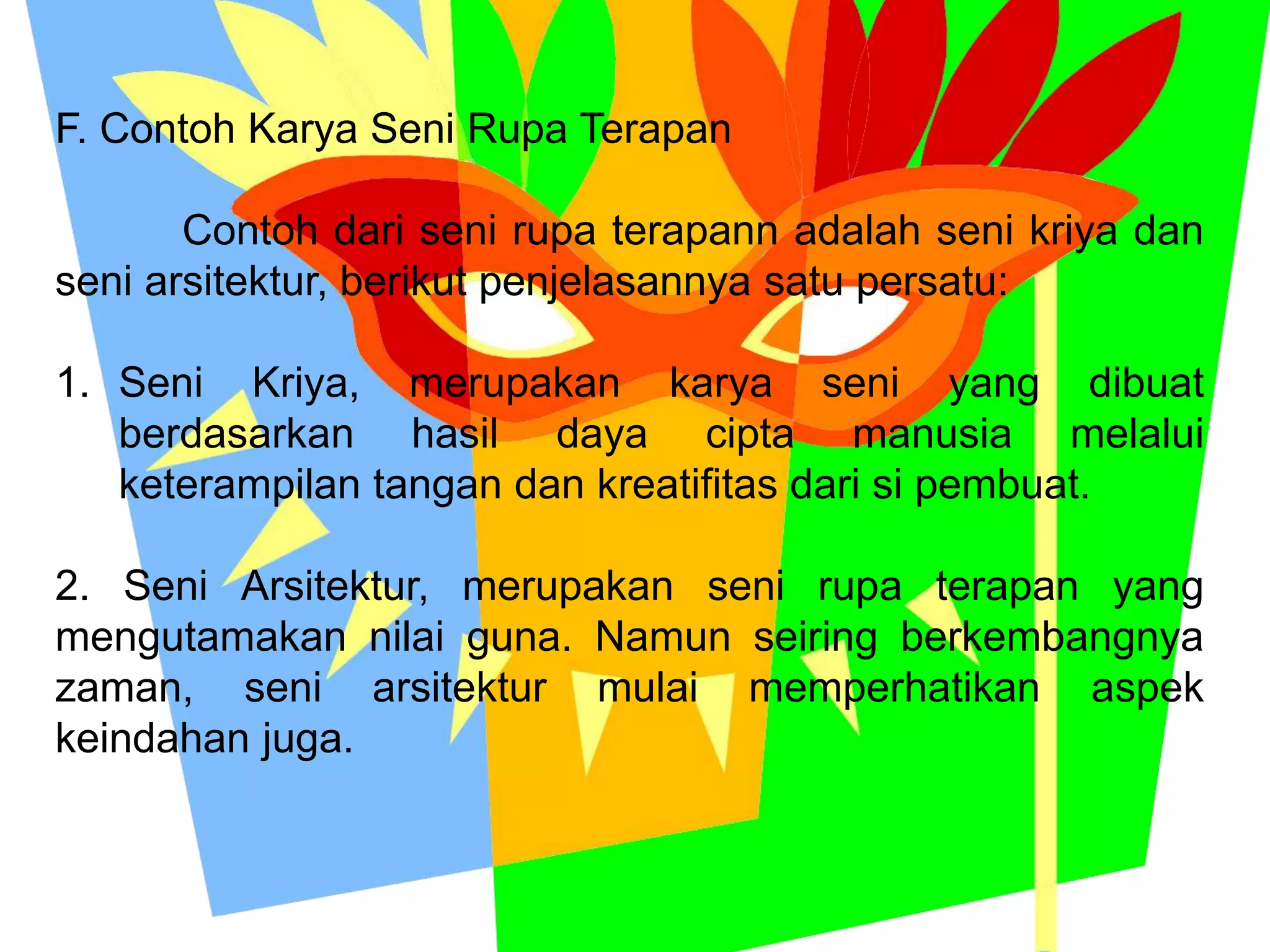 Seni rupa murni | PPTX