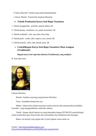 Seni rupa nusantara | PDF