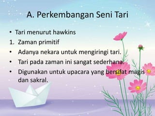 PERKEMBANGAN TARI INDONESIA kelas X SMK | PPTX