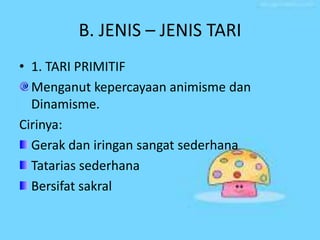 PERKEMBANGAN TARI INDONESIA kelas X SMK | PPTX