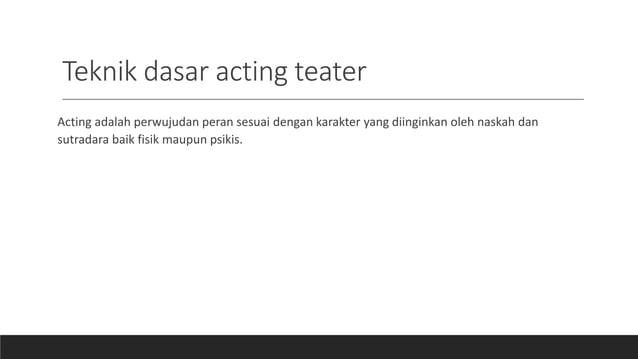 Seni teater drama musikal kls 9 | PPTX