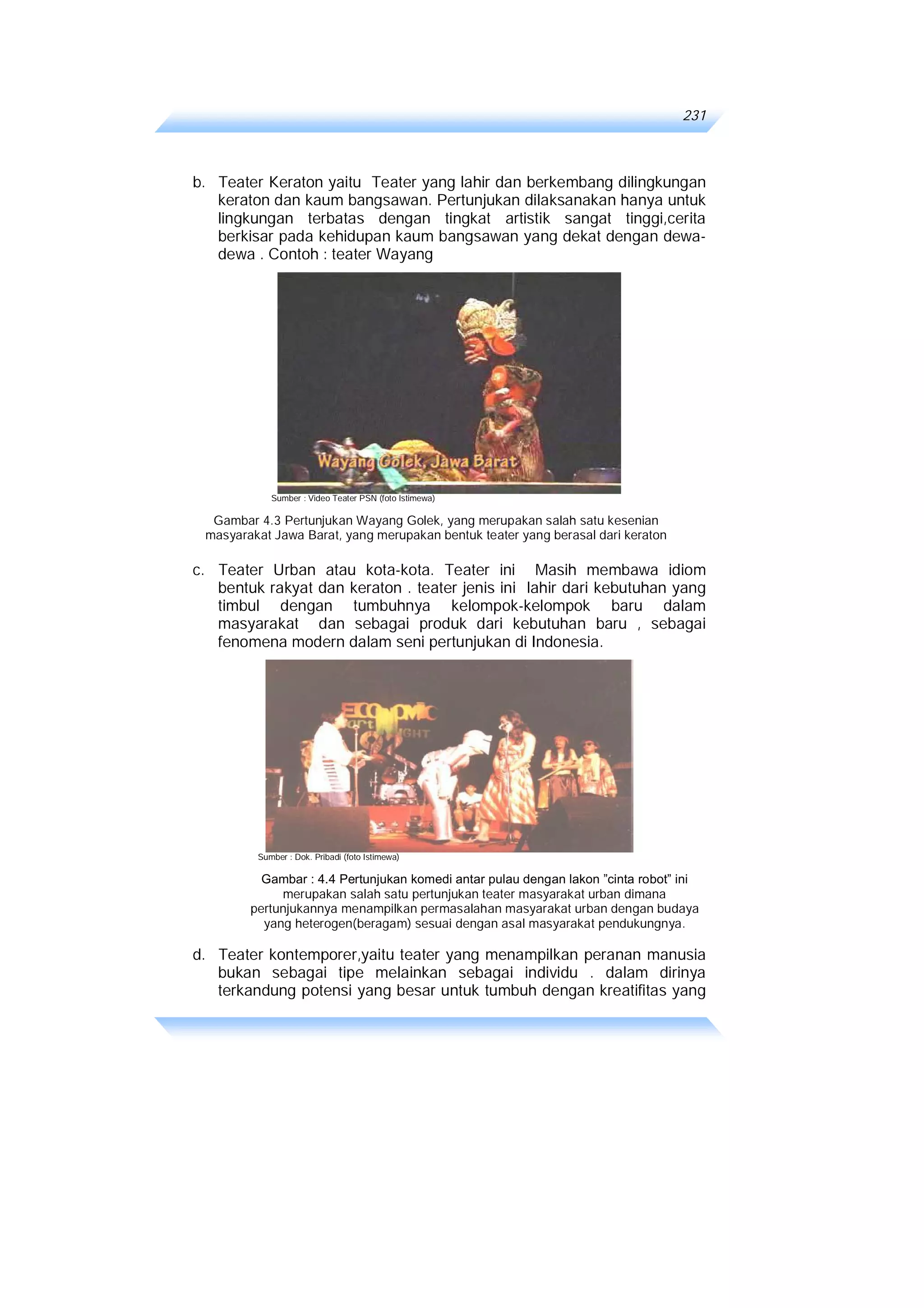 Seni teater kelas x | PDF