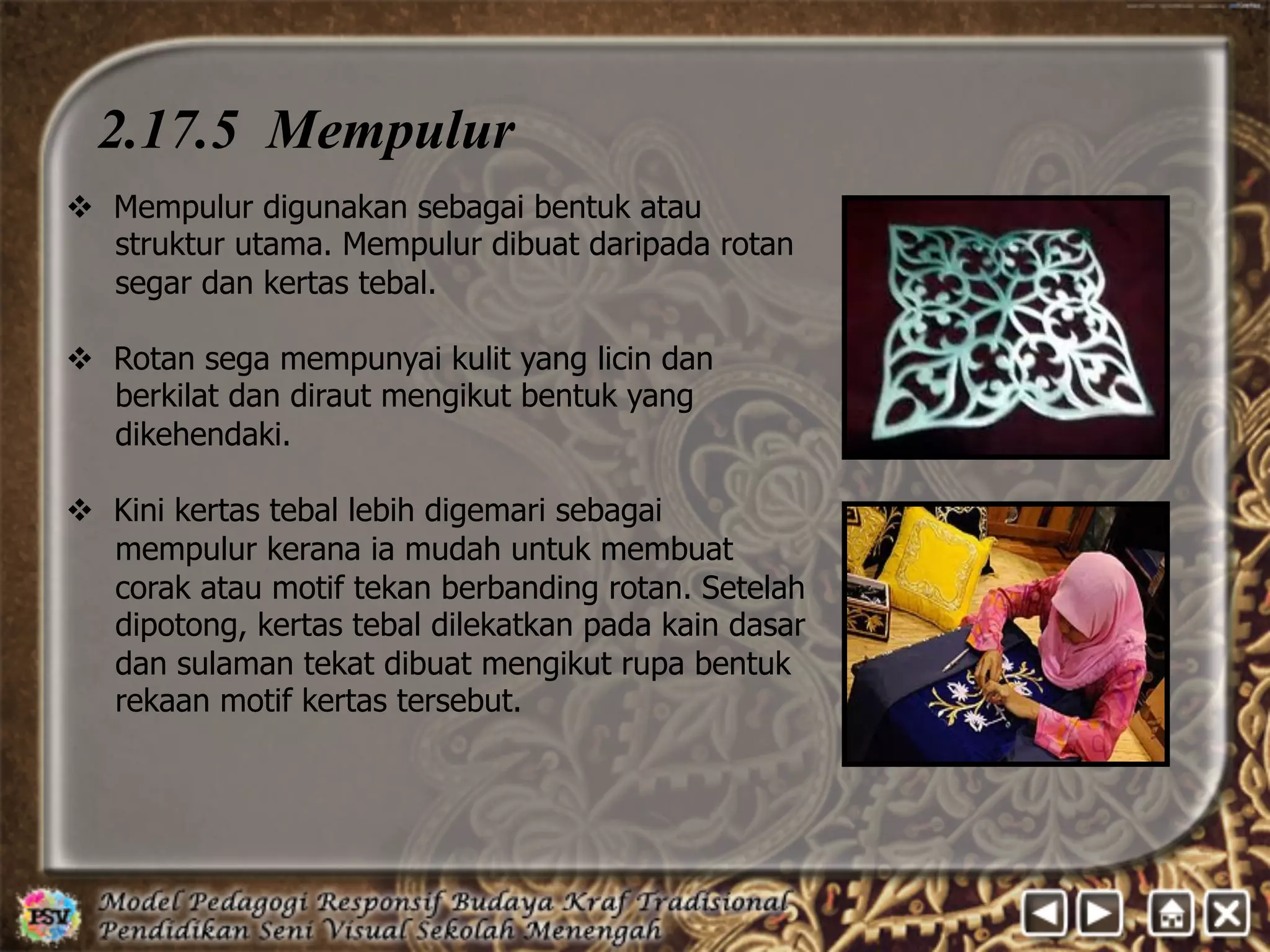 Seni Tekat Slide PPT | PDF