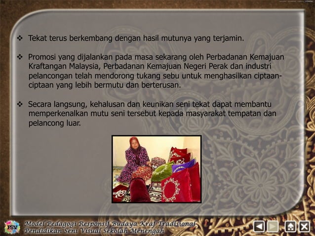 Seni Tekat Slide PPT | PDF