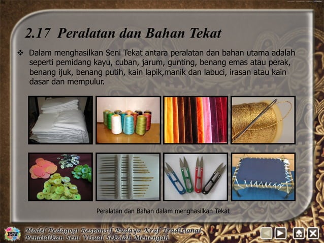 Seni Tekat Slide PPT | PDF