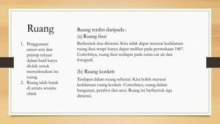 Seni visual - Aspek Formal STPM (Penggal 1) | PPTX