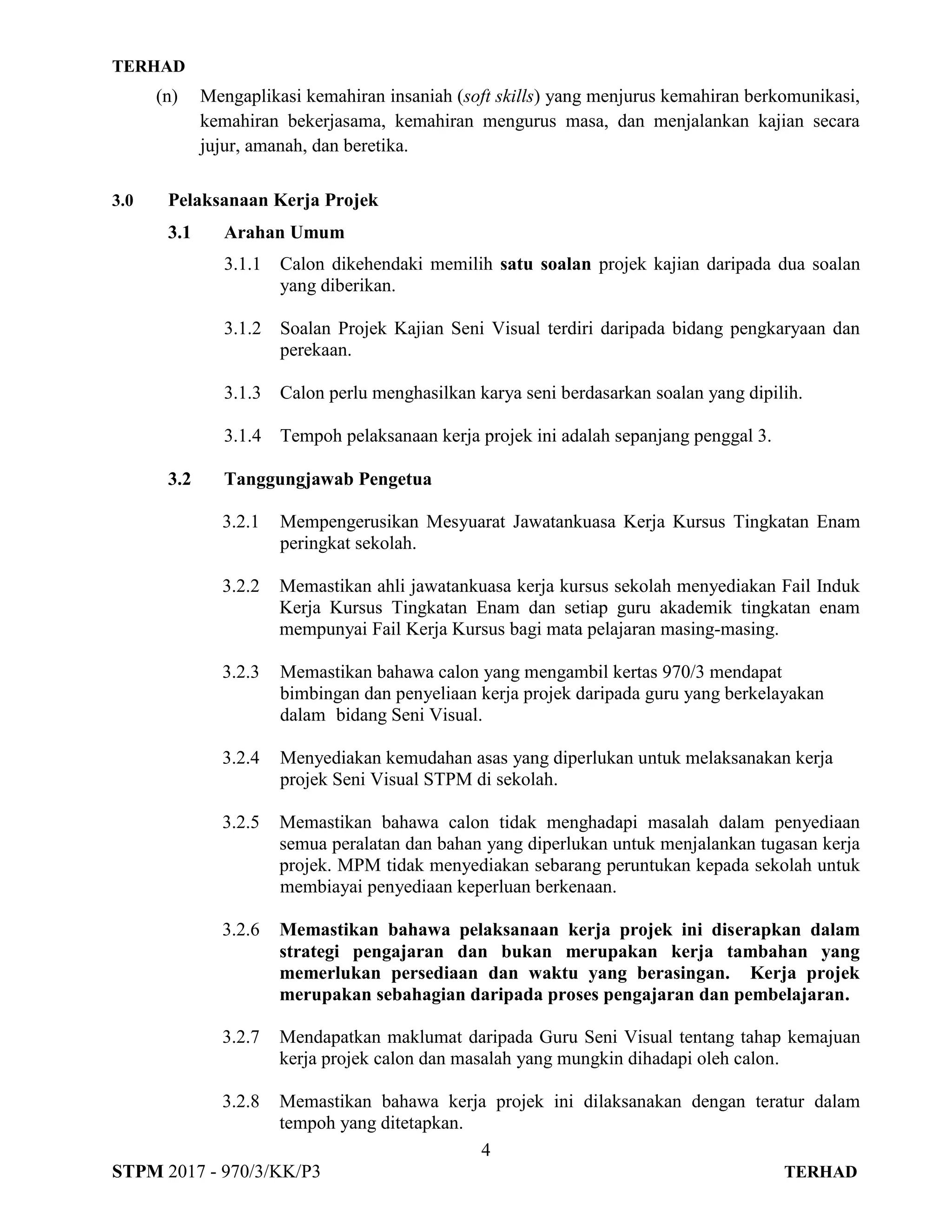 Seni visual manual kk projek 9703 | PDF